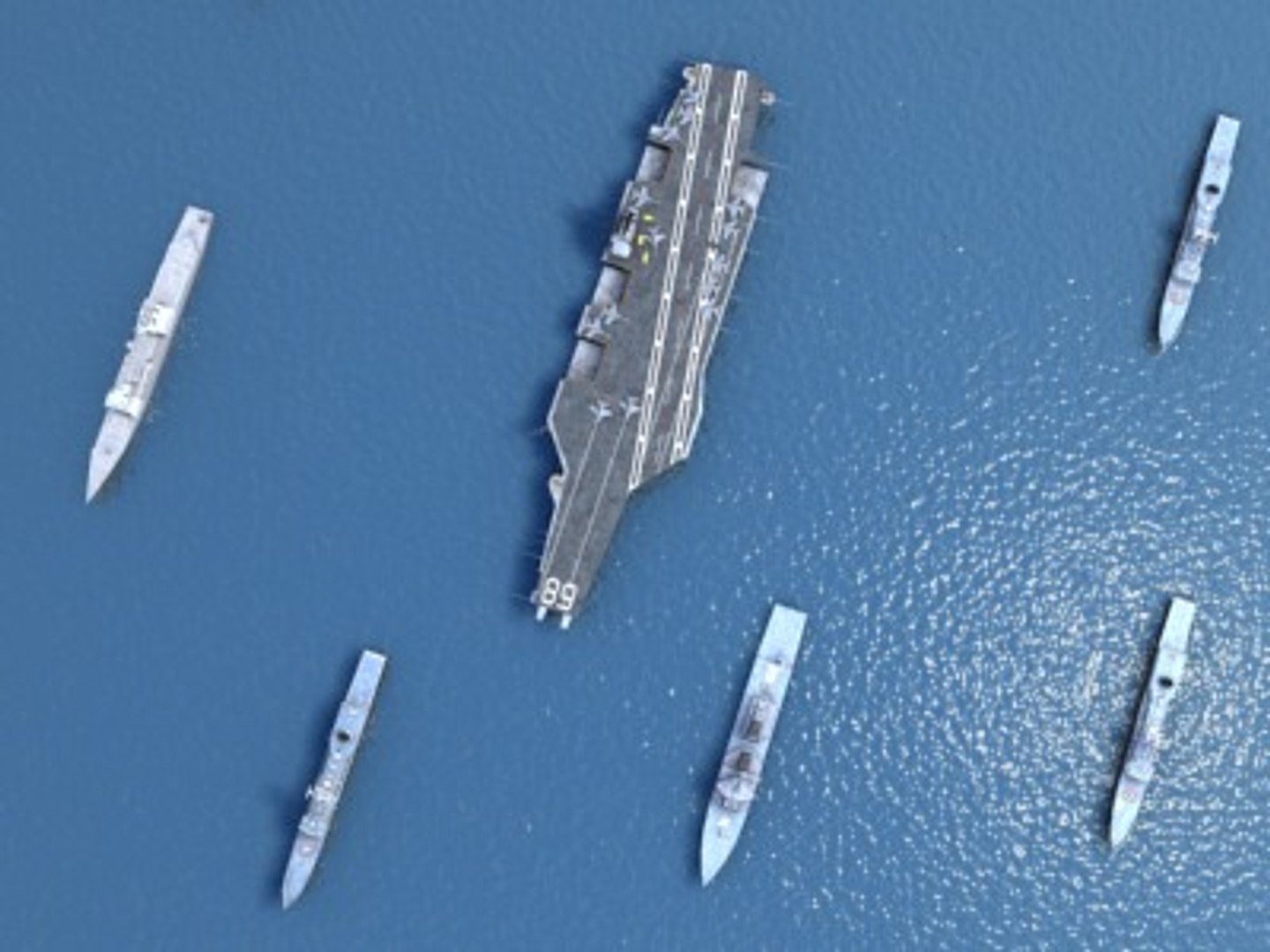 3d Model Carrier Battle Group