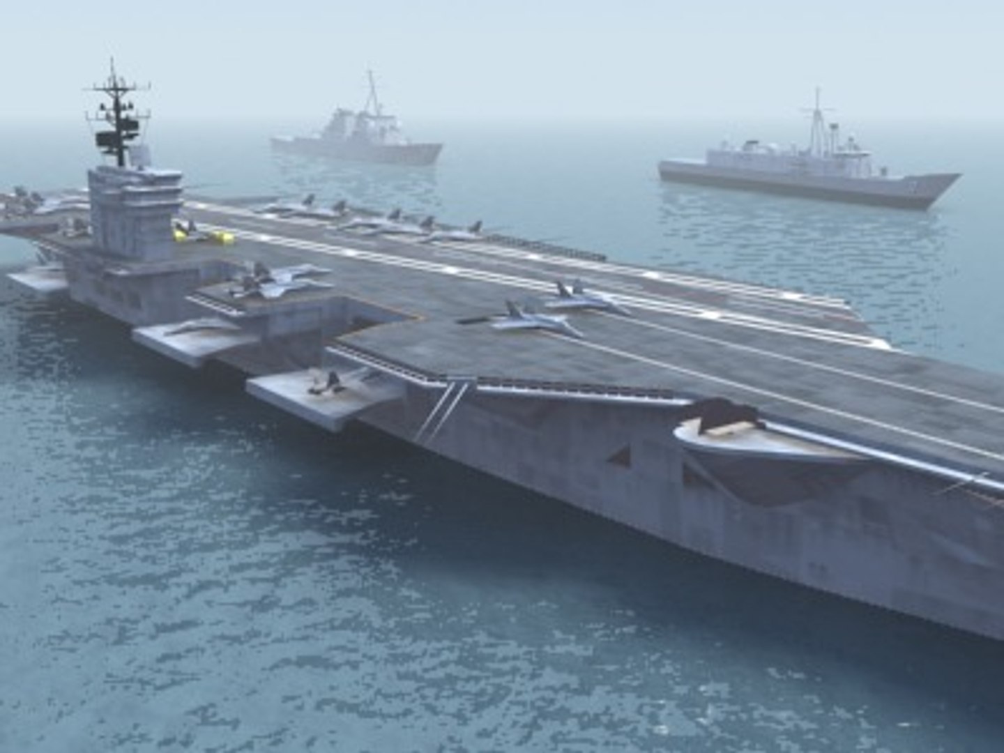 3d Model Carrier Battle Group