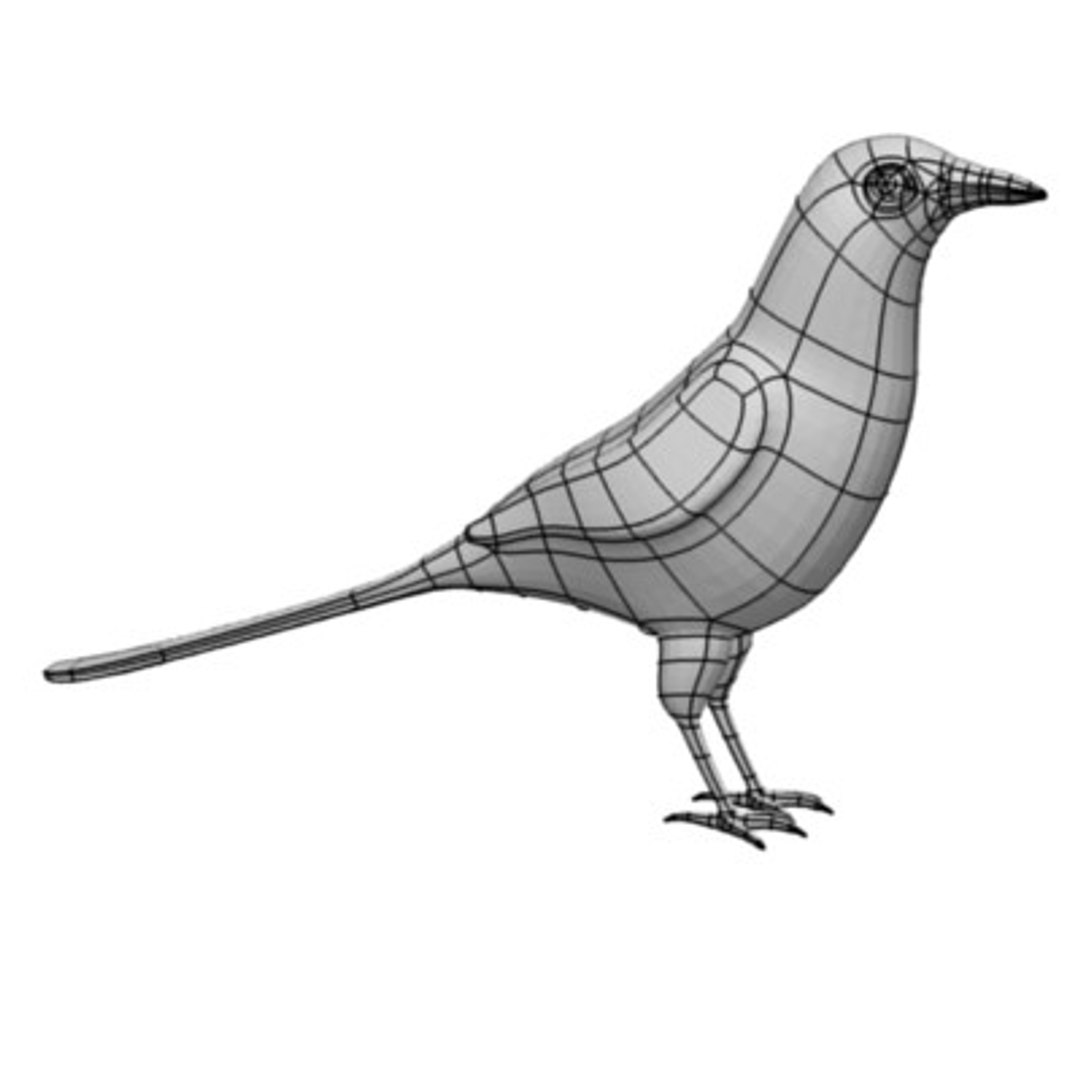 3d Model Magpie Set
