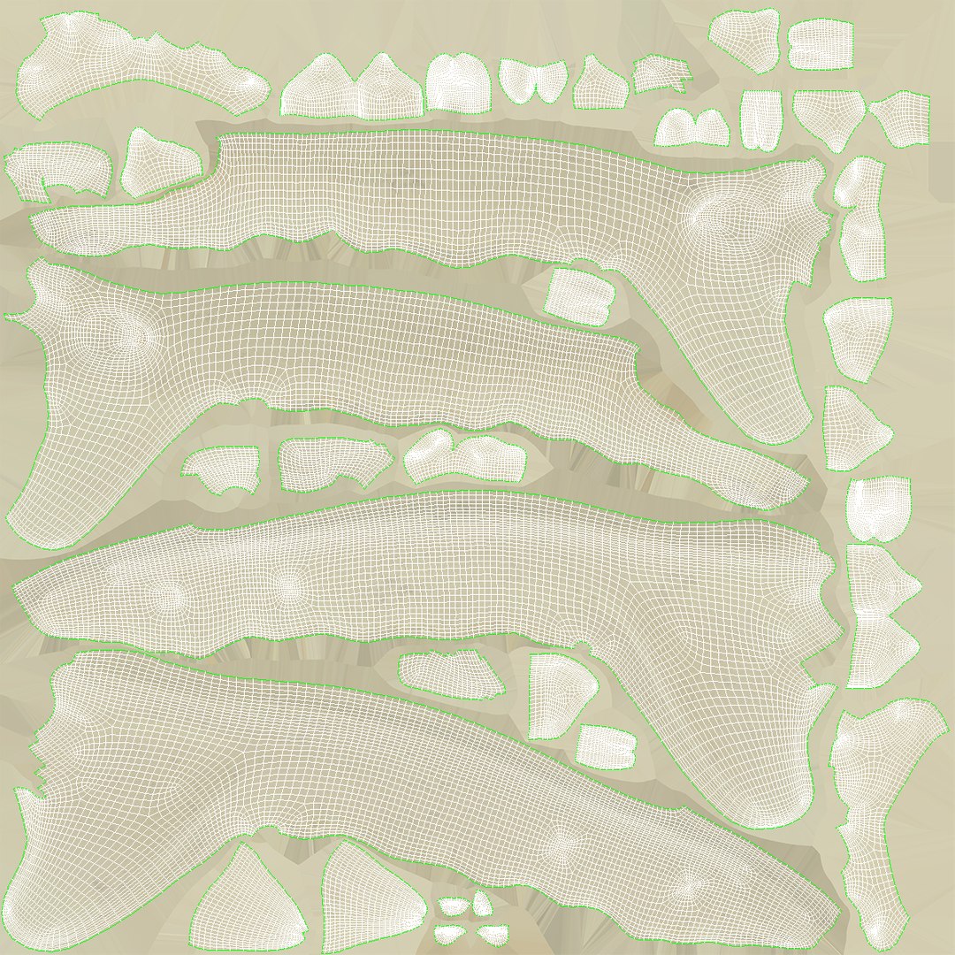 3D Red Fox Jaw 01 - TurboSquid 1546088