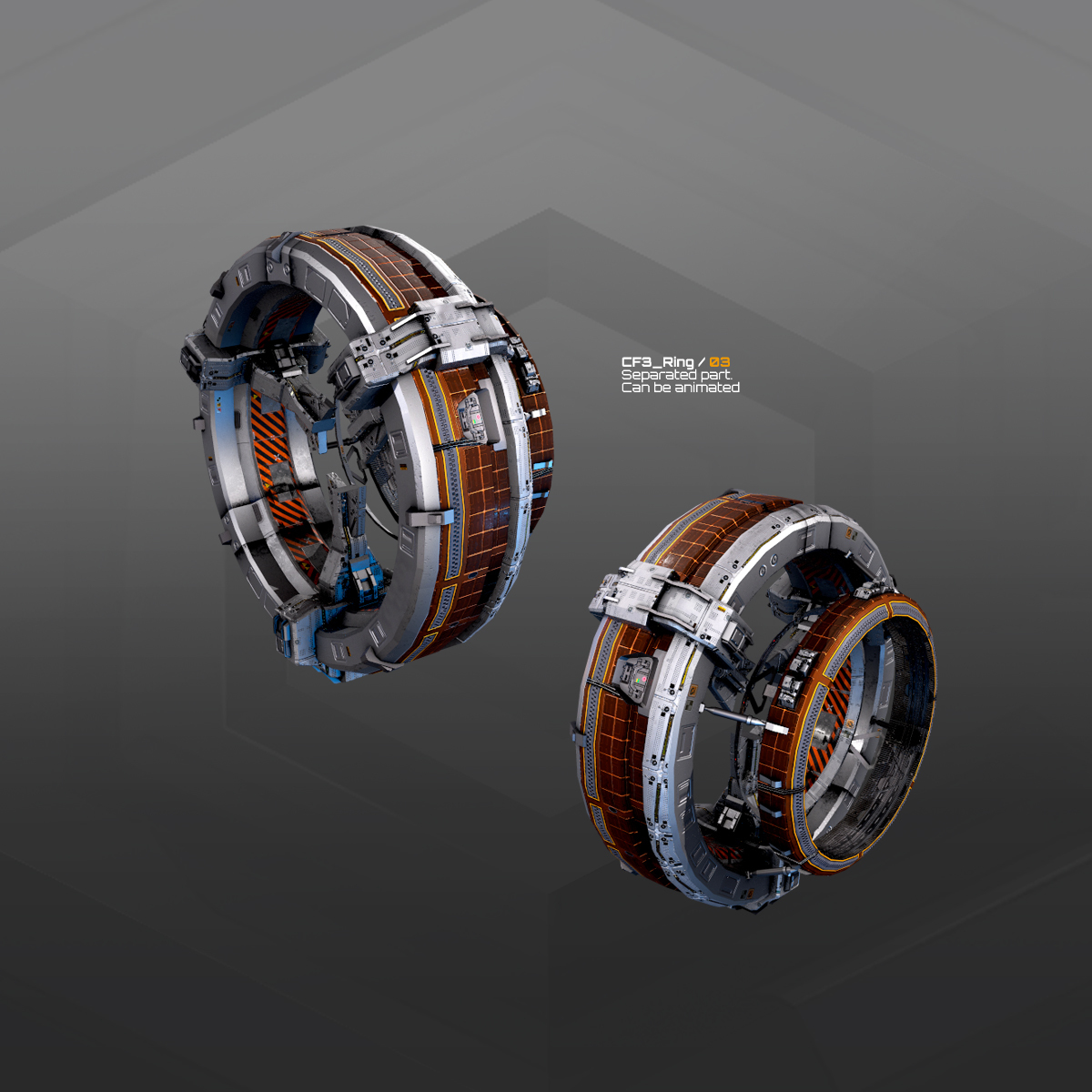 Modular starships 3D model - TurboSquid 1408658
