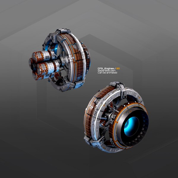 Modular starships 3D model - TurboSquid 1408658