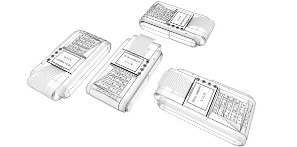 credit card reader 3d model