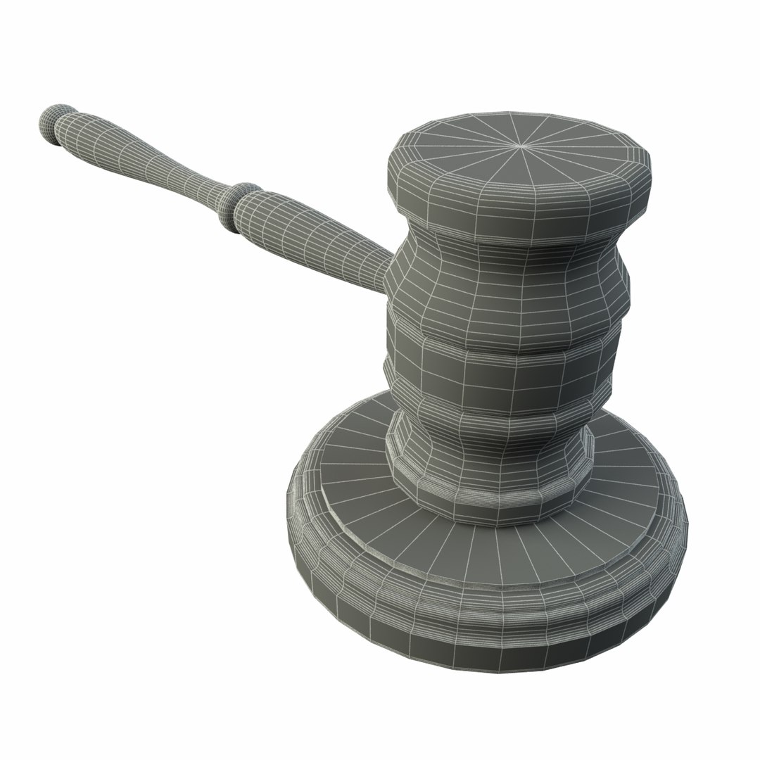 3d Wooden Gavel Soundboard