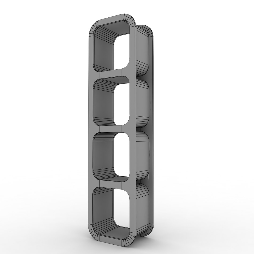 Square Shelf 3d Model