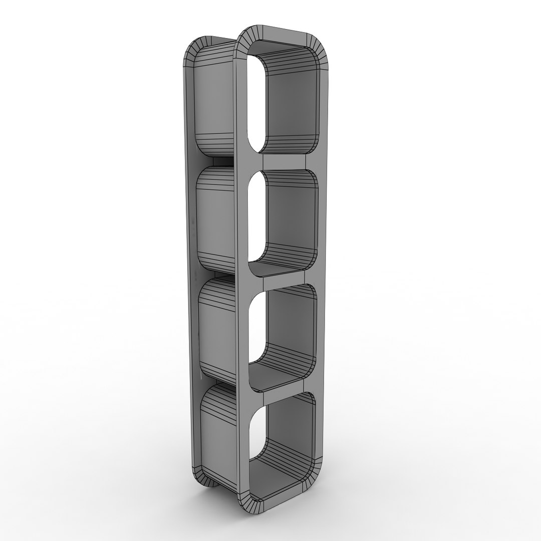 Square Shelf 3d Model
