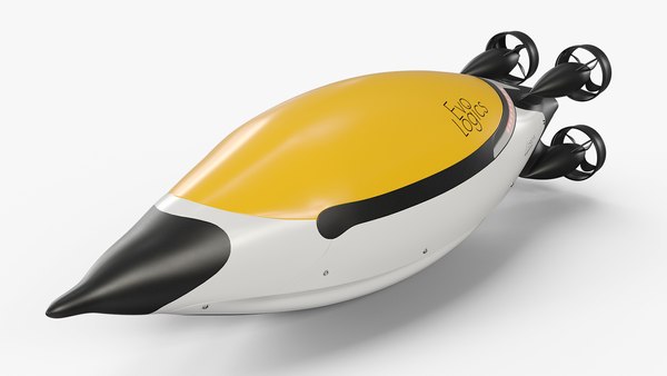 modelo 3d Vehículo todoterreno biónico EvoLogics Quadroin Bionic Penguin - TurboSquid 2382768