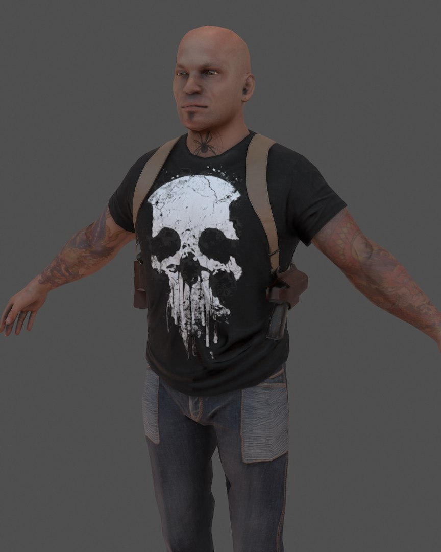 3D Model Character Pbr - TurboSquid 1192763