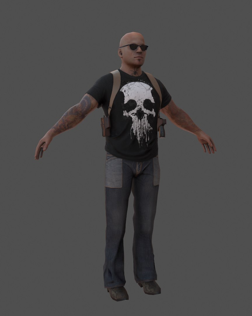 3D Model Character Pbr - TurboSquid 1192763