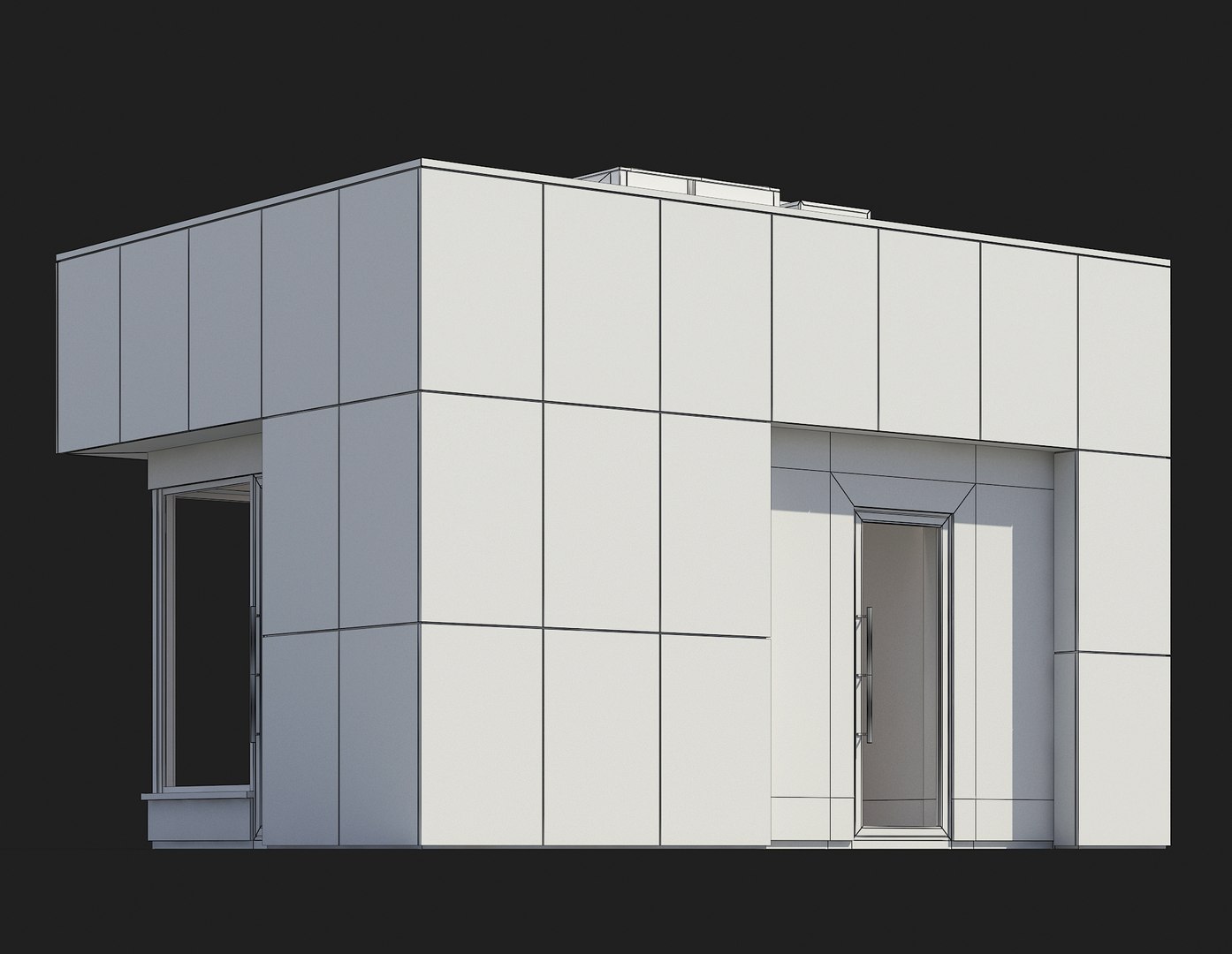 Small Commercial Building 3D - TurboSquid 2078363