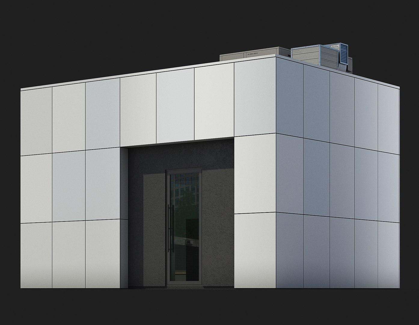 Small Commercial Building 3D - TurboSquid 2078363