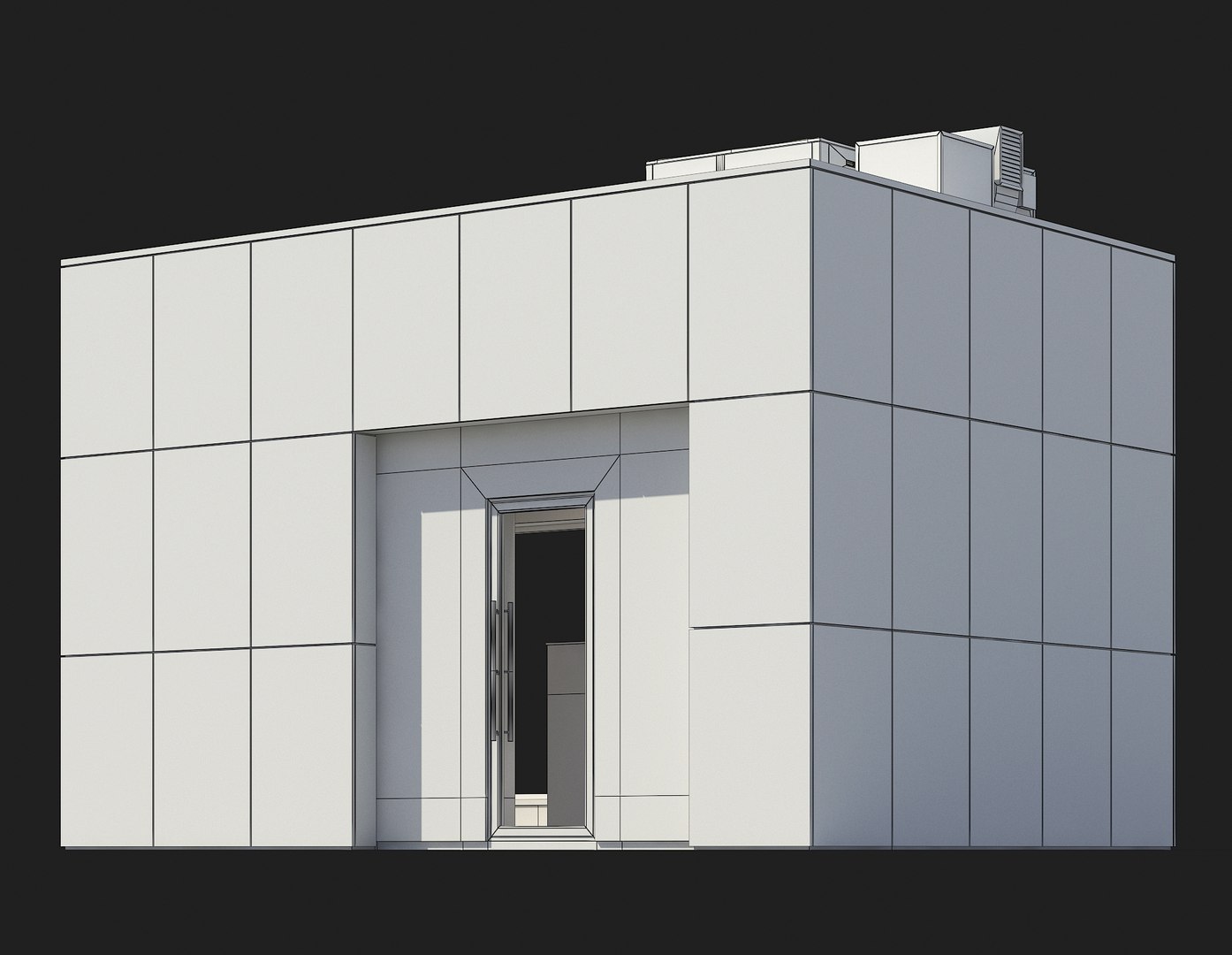 Small Commercial Building 3D - TurboSquid 2078363