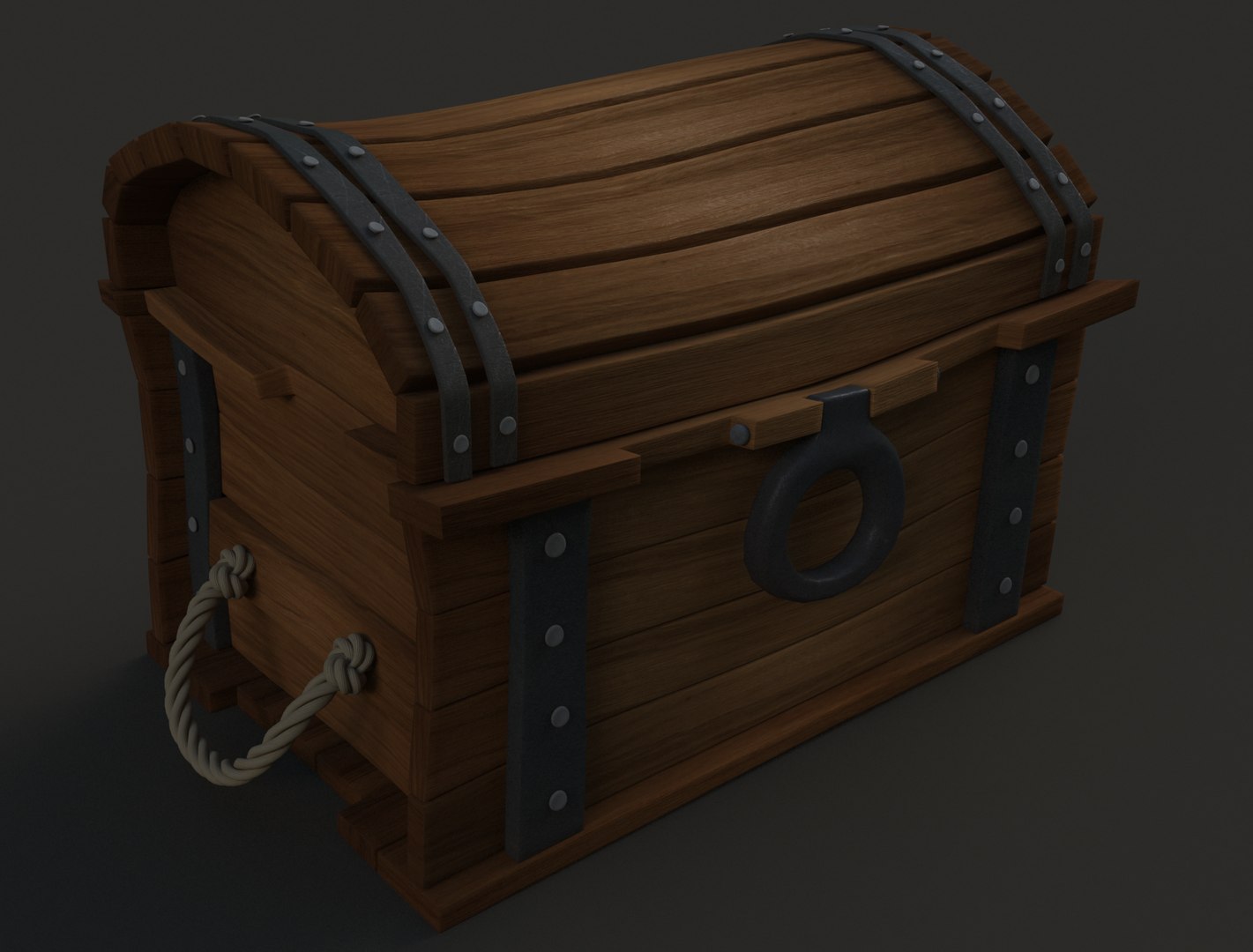 3D Cartoon Chest Model - TurboSquid 1199093