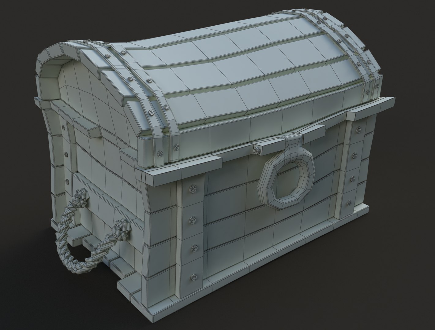 3D Cartoon Chest Model - TurboSquid 1199093