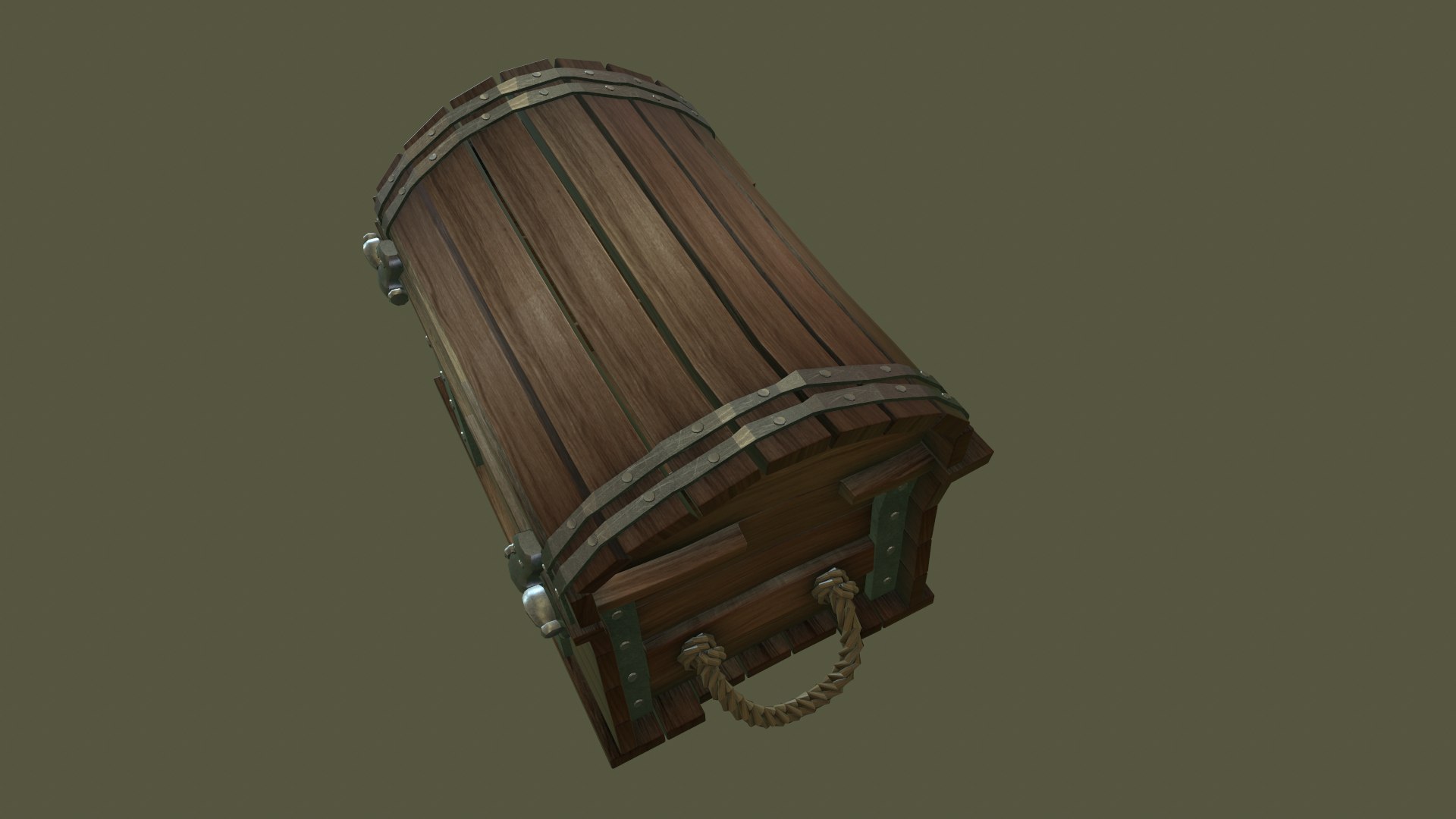 3D Cartoon Chest Model - TurboSquid 1199093