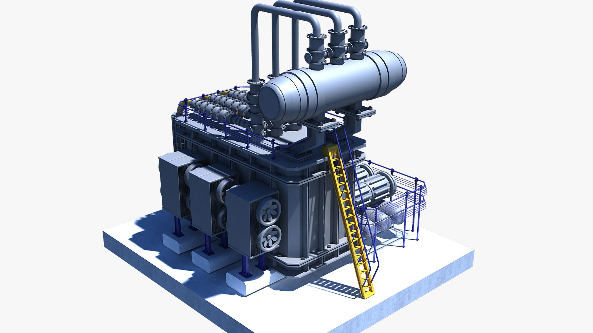 Industrial Transformer 01 3D Model - TurboSquid 1964665
