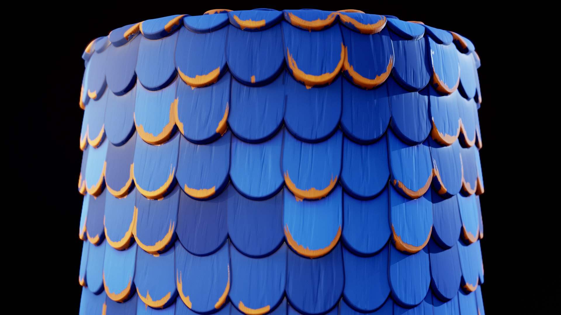 Stylized Roof Substance PBR Material Collection And Textures Model ...