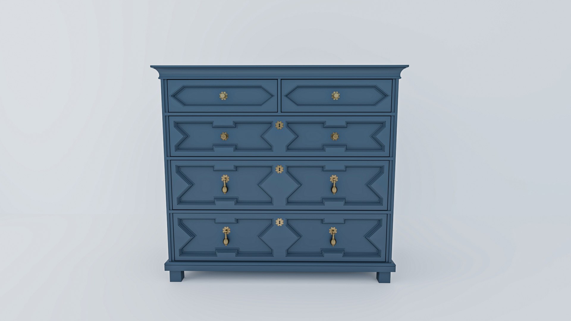 17th Century Chest 3D Model - TurboSquid 2180926