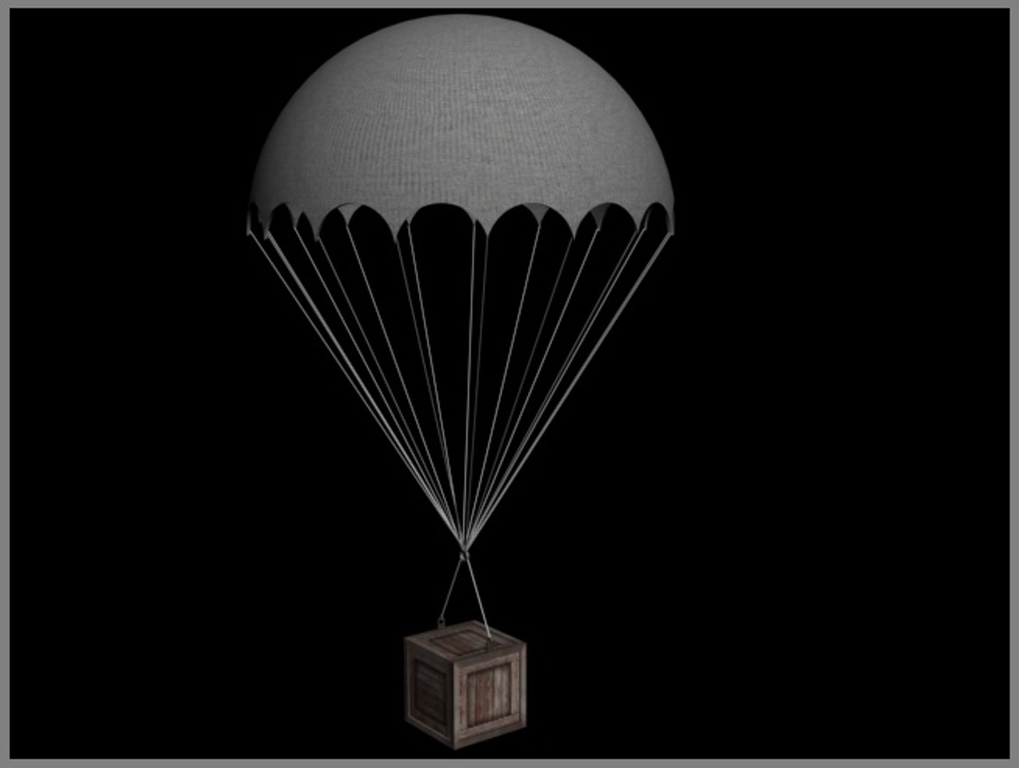 3d Max Airdrop Crate