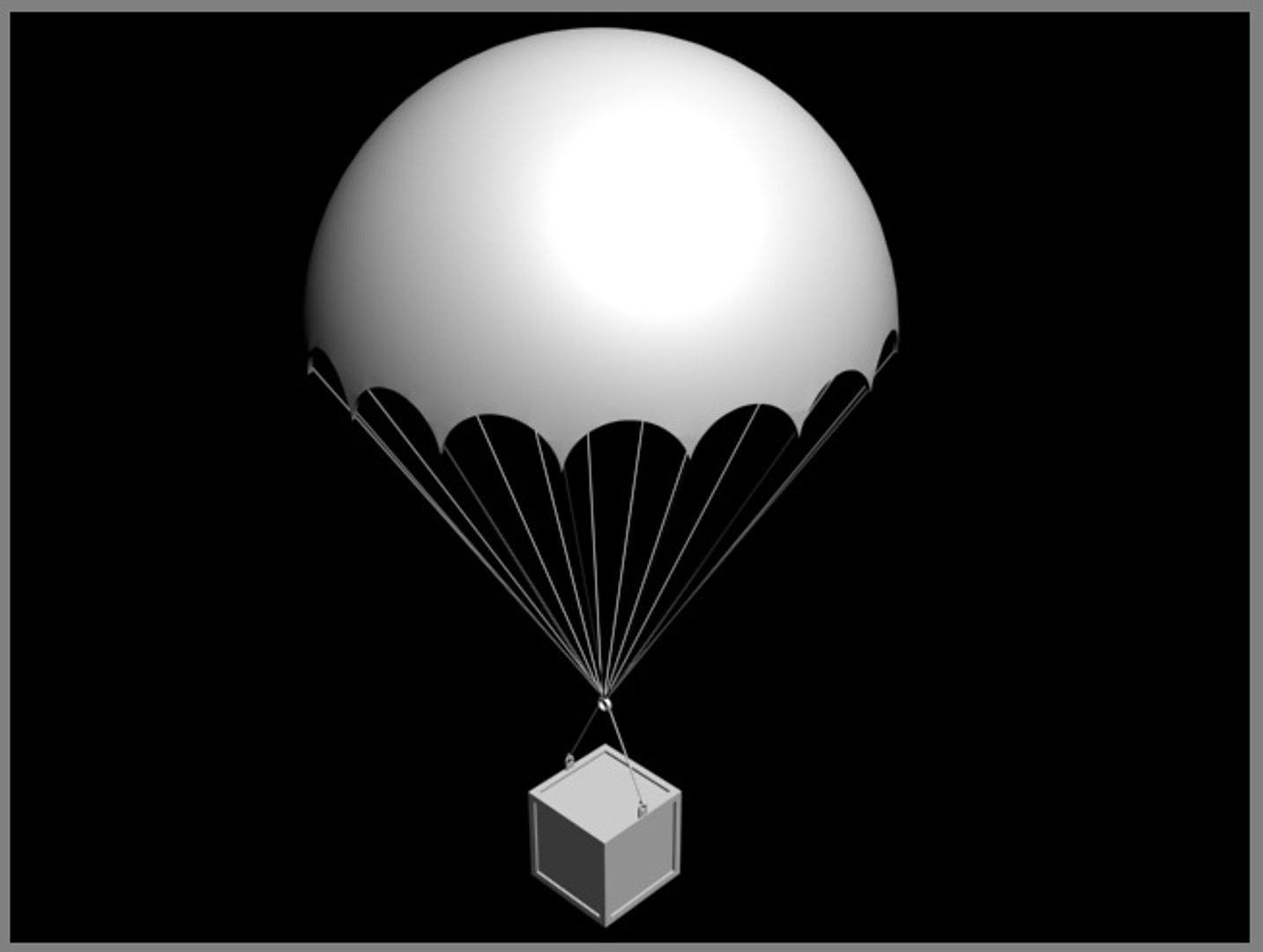 3d Max Airdrop Crate