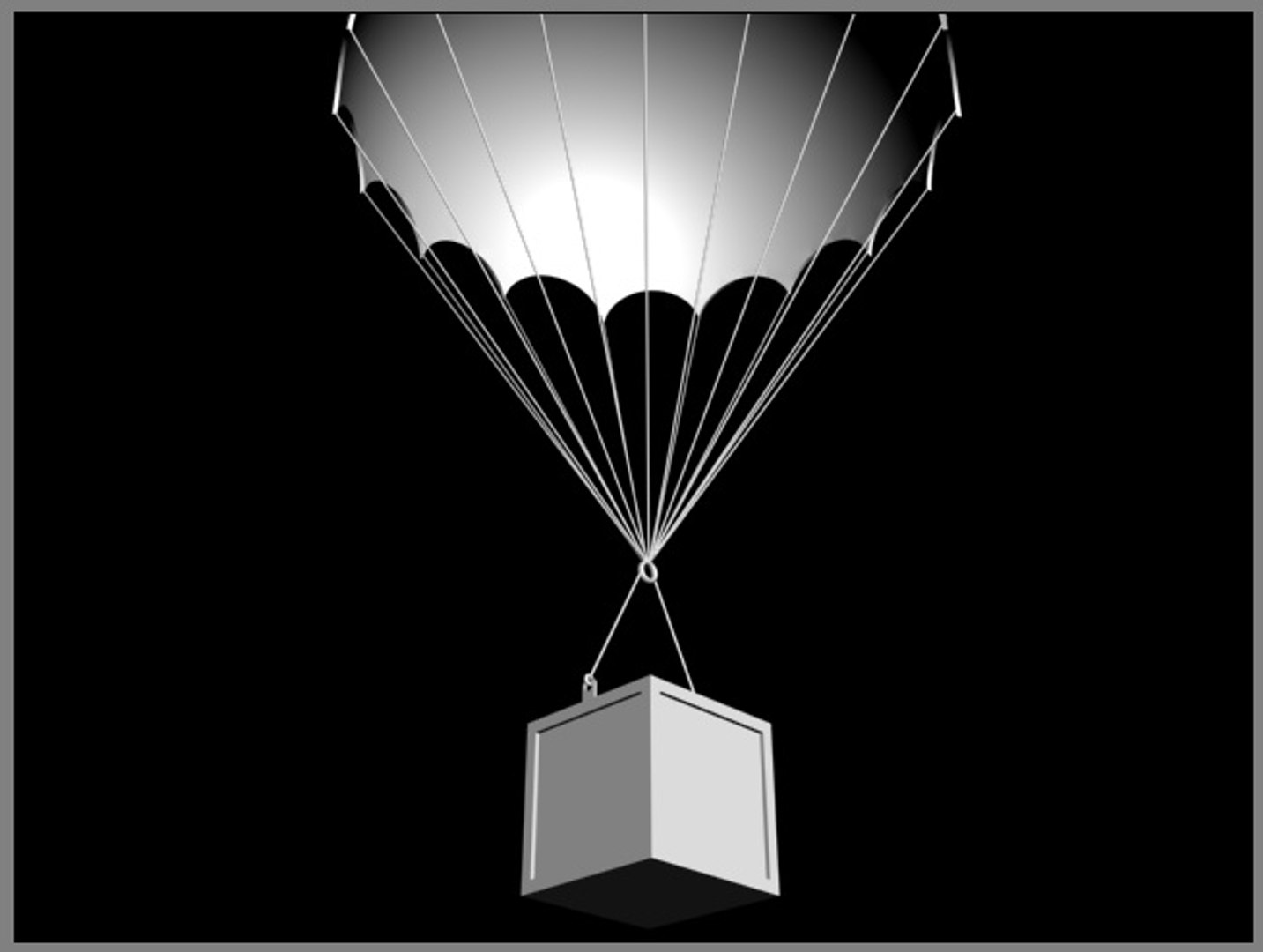 3d Max Airdrop Crate