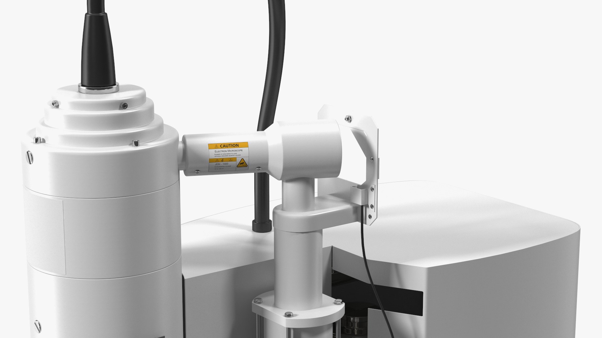 3D Generic Electron Microscope with Control System - TurboSquid 1886132