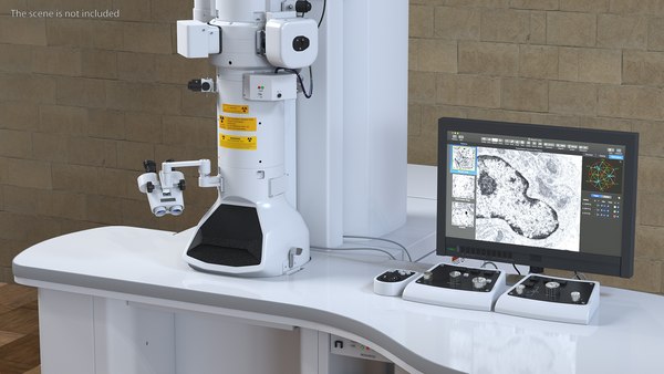 Generic Electron Microscope with Control System 3D 모델 - TurboSquid 1886132