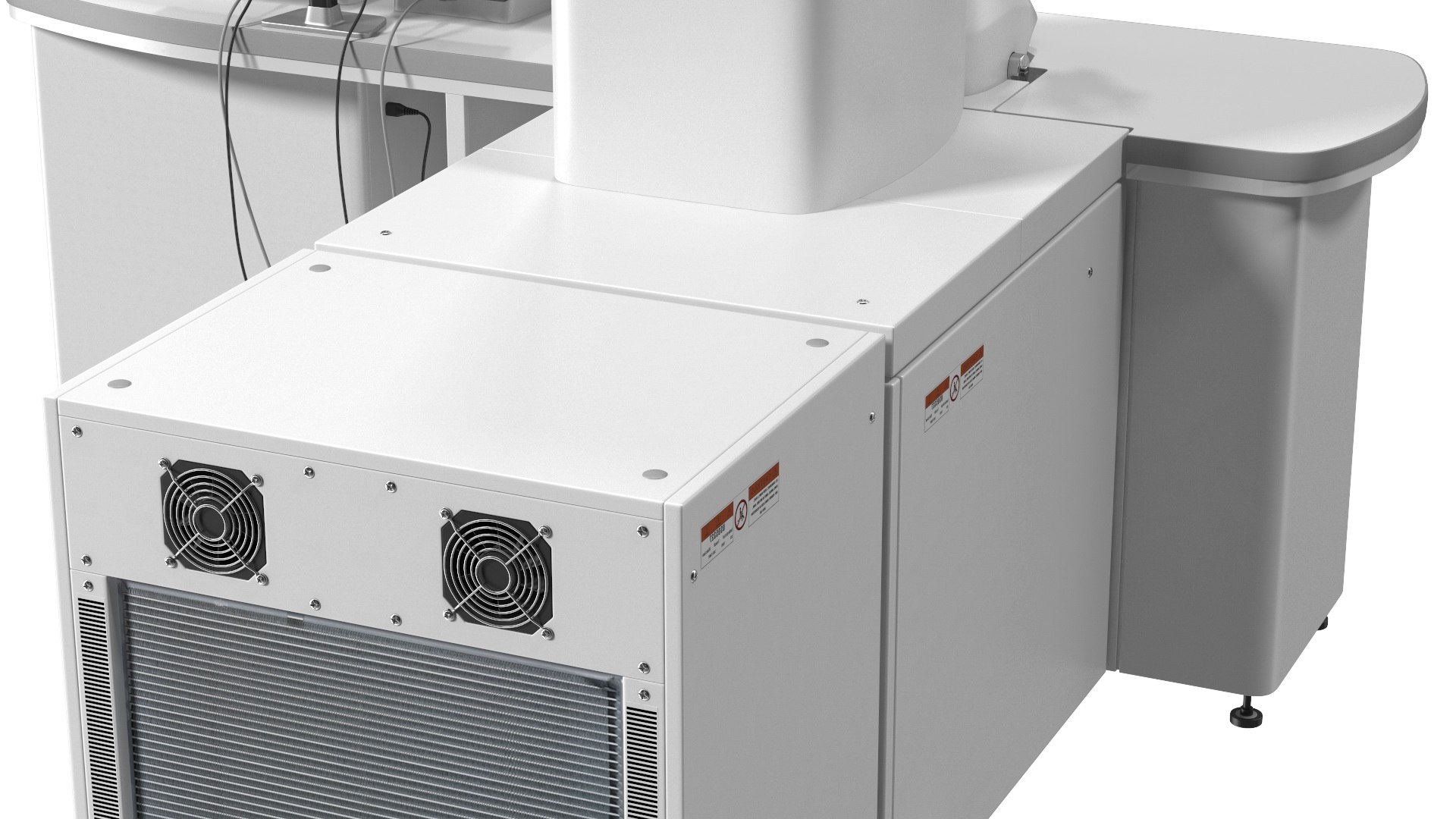 3D Generic Electron Microscope with Control System - TurboSquid 1886132