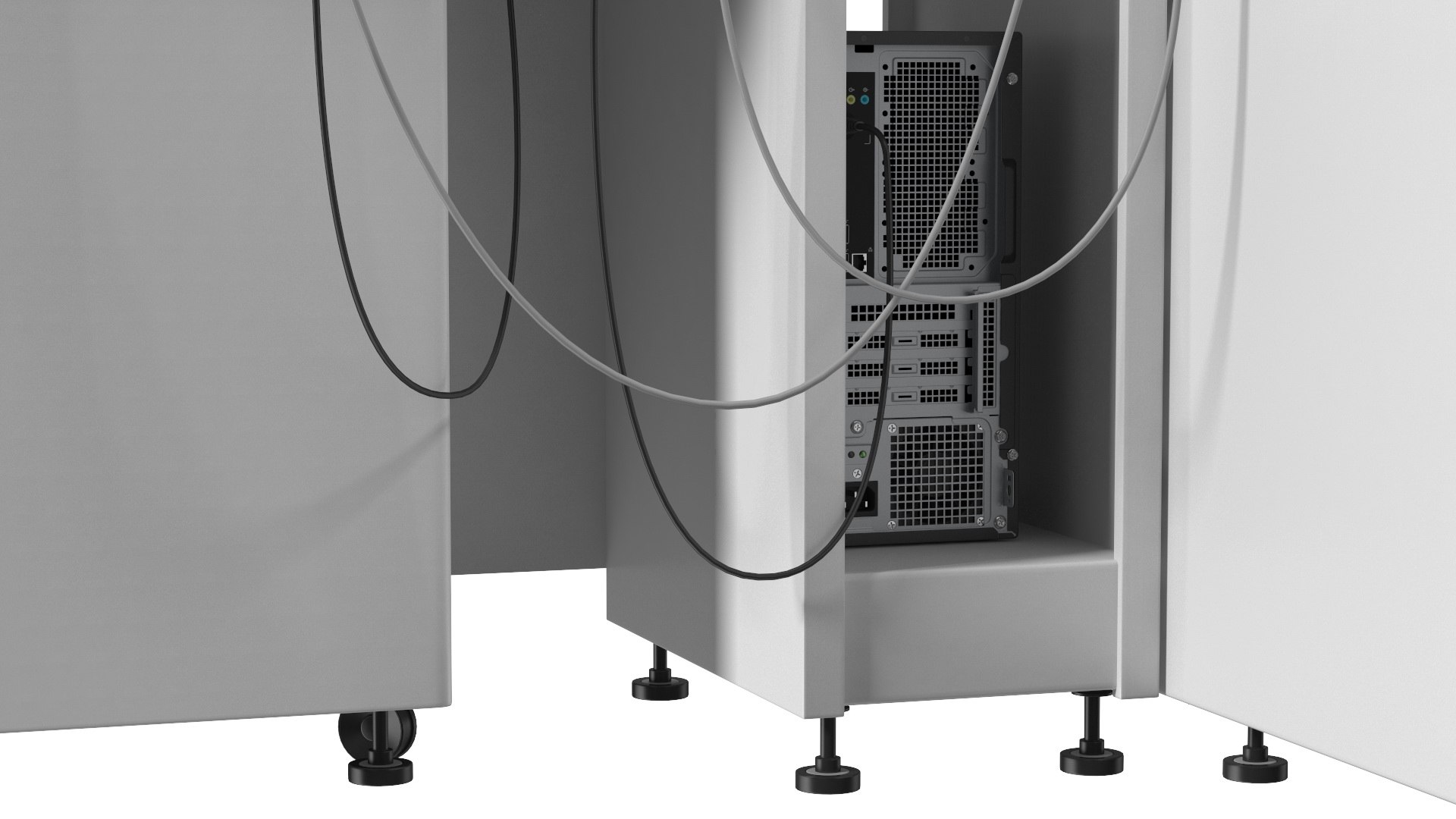 3D Generic Electron Microscope with Control System - TurboSquid 1886132