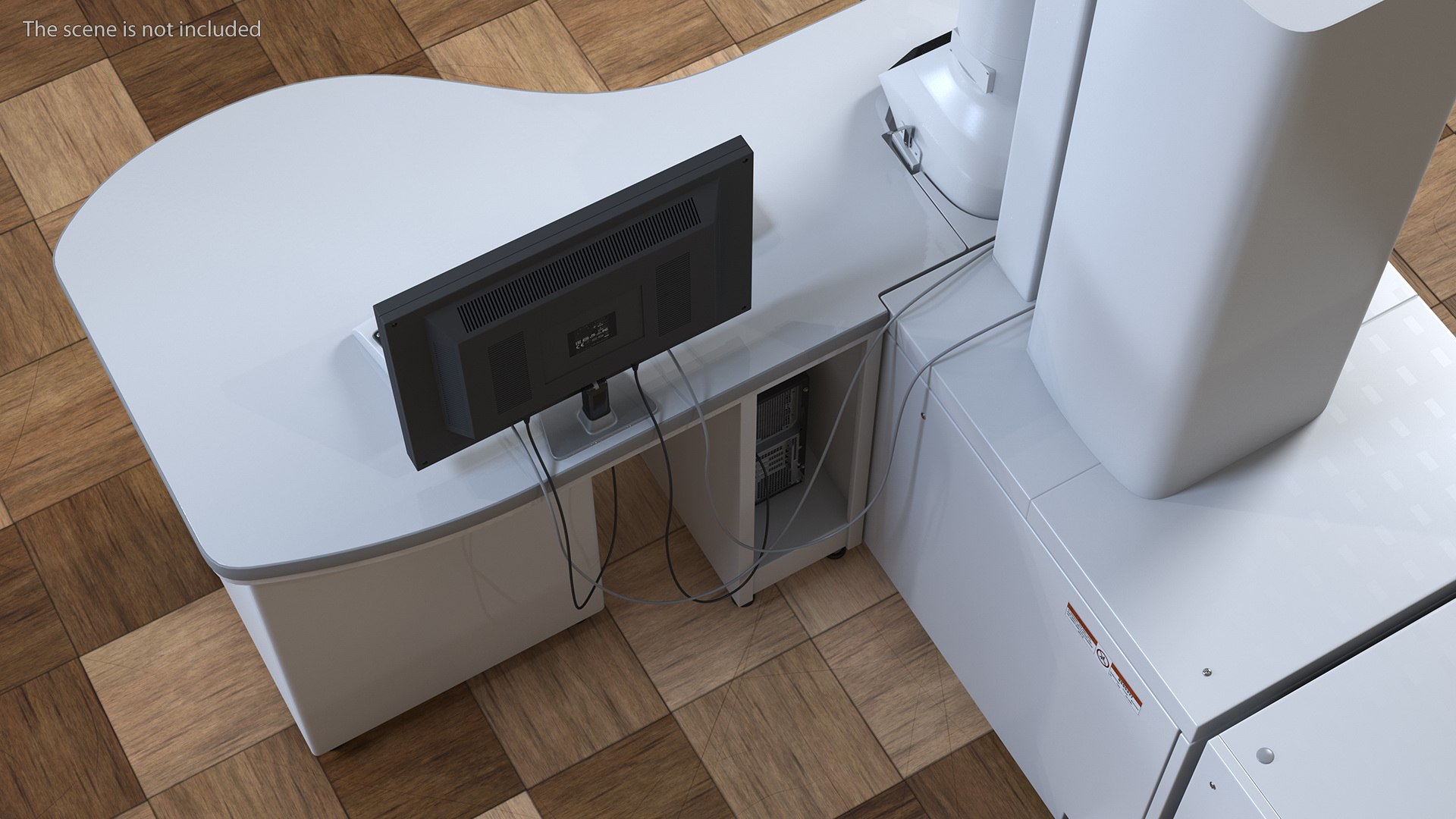 3D Generic Electron Microscope with Control System - TurboSquid 1886132