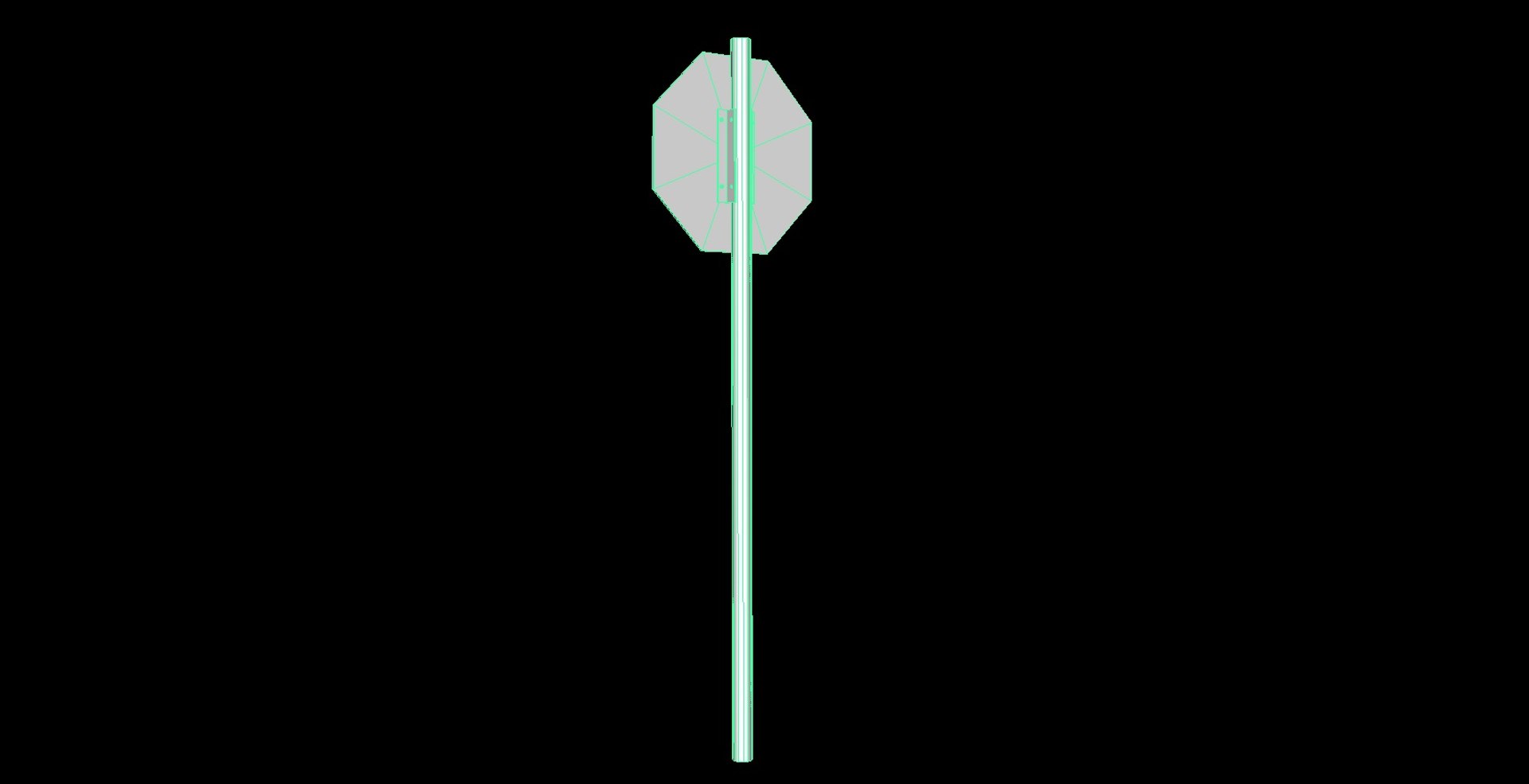 3d Model Stop Sign