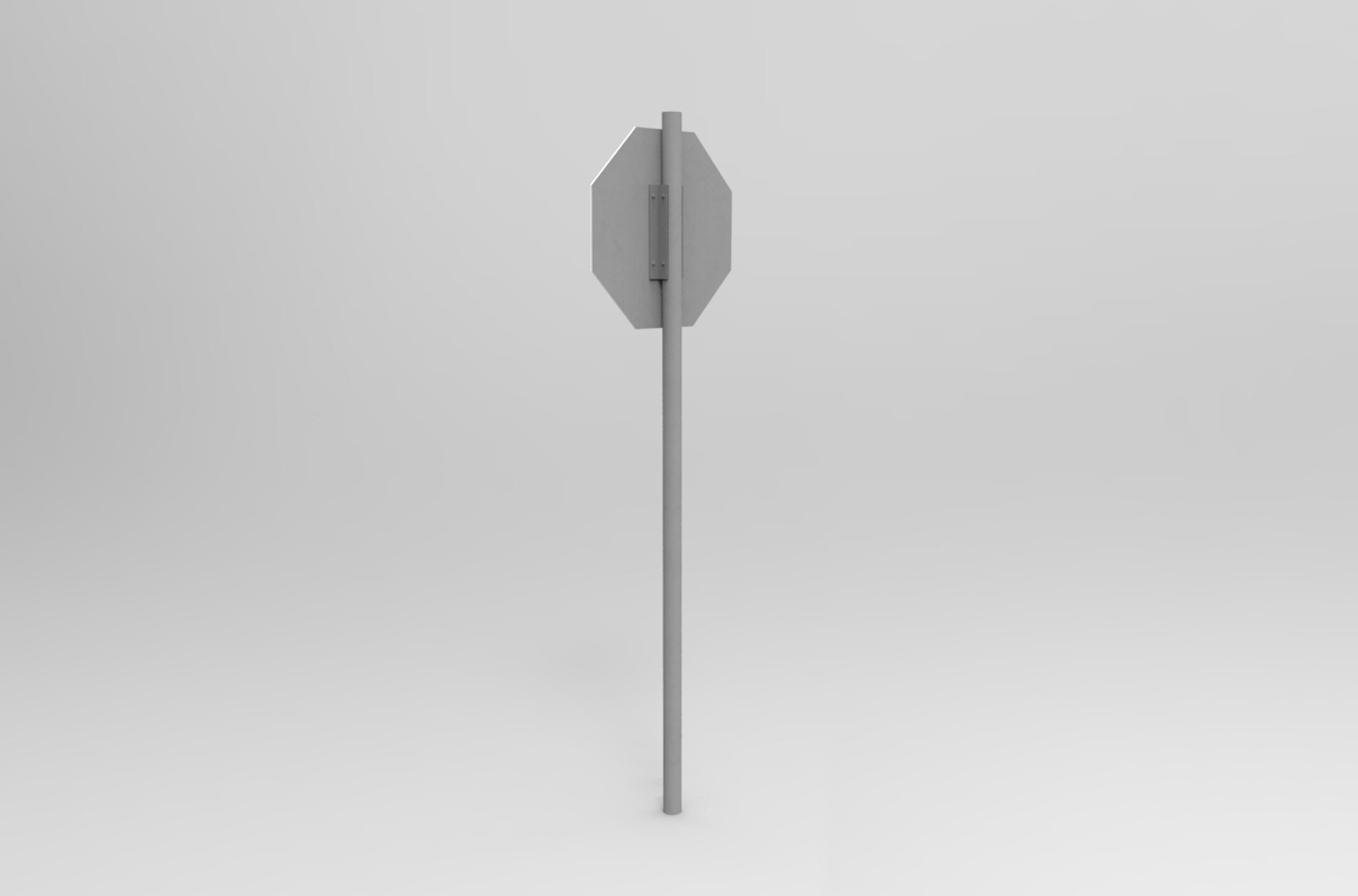 3d Model Stop Sign
