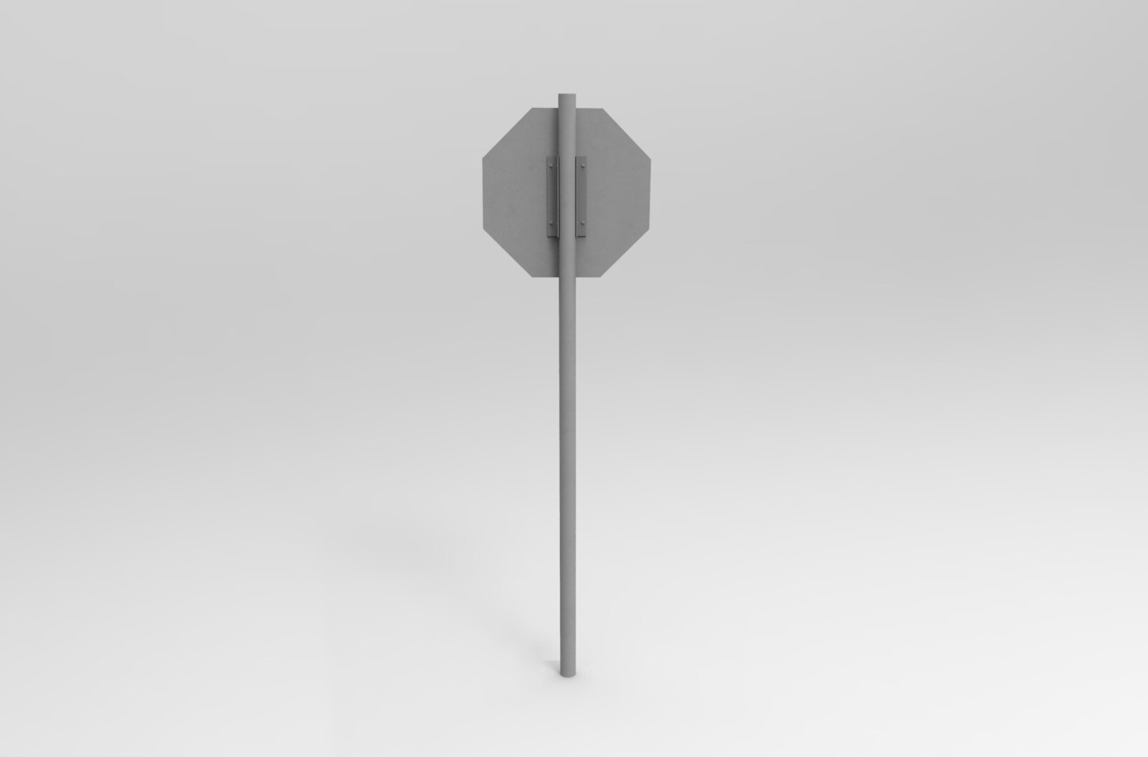 3d Model Stop Sign