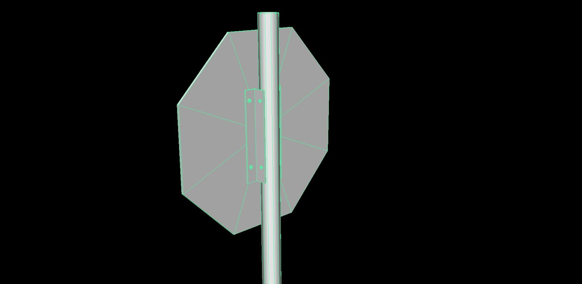 3d Model Stop Sign
