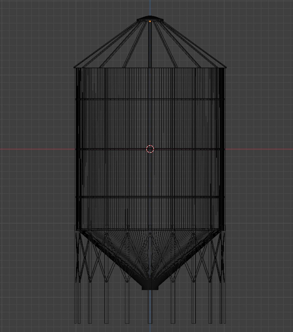GRAIN SILO 3D - TurboSquid 2400631