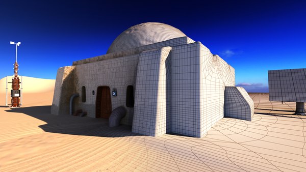 3D Tatooine building Starwars model - TurboSquid 1857325