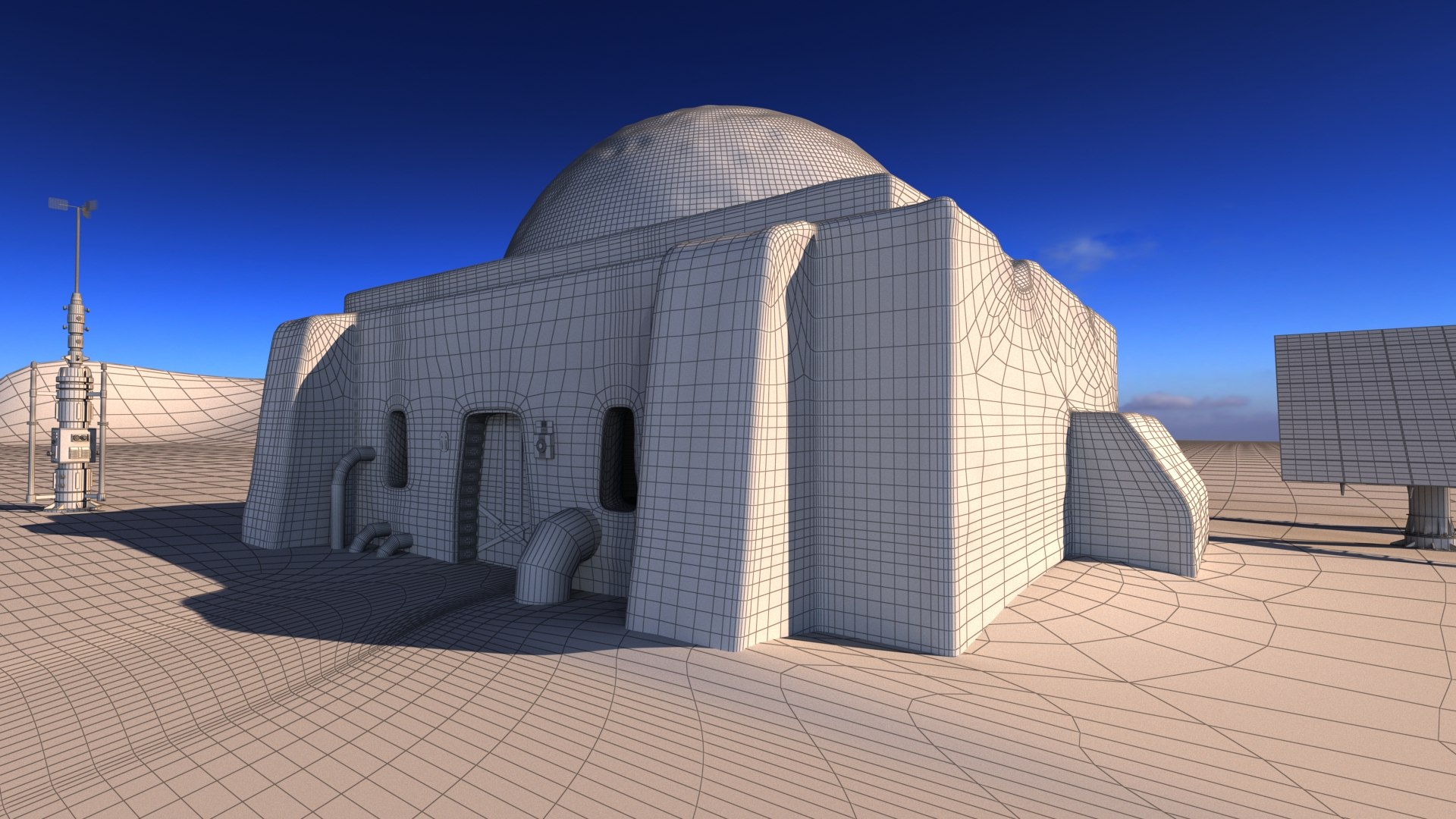 3D Tatooine Building Starwars Model - TurboSquid 1857325