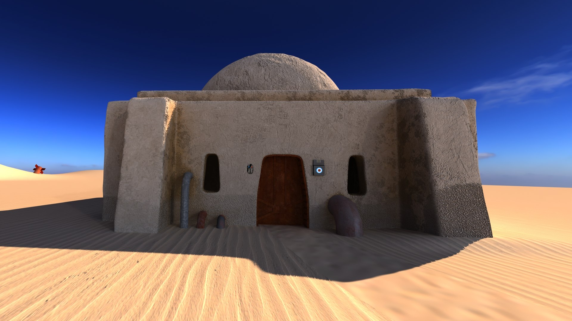 3D Tatooine Building Starwars Model - TurboSquid 1857325