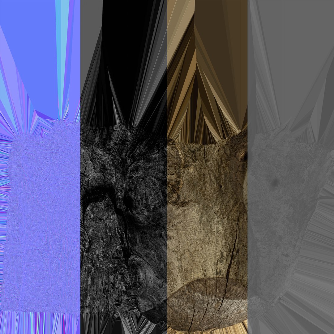 Broken Tree Trunk Piece 01 3D model - TurboSquid 2153565