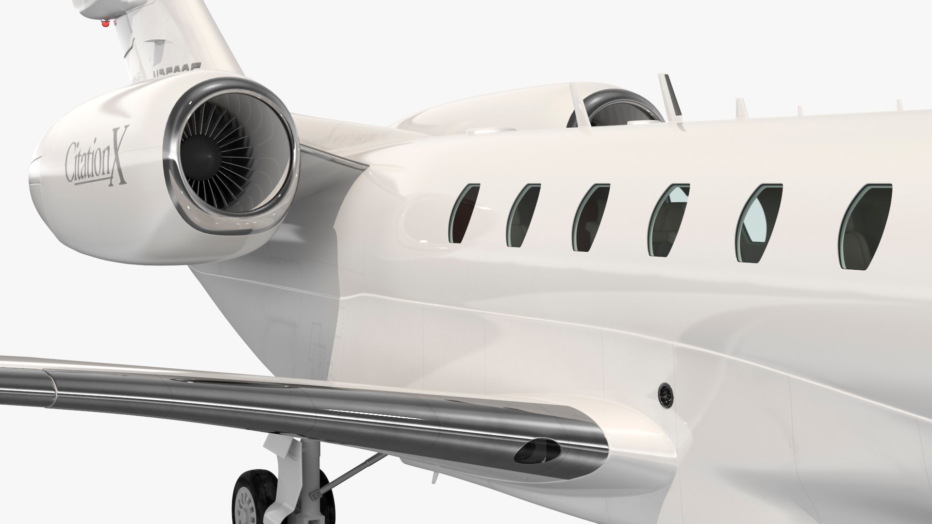 Private Jet Cessna Citation X With Luxury Interior 3D Model ...
