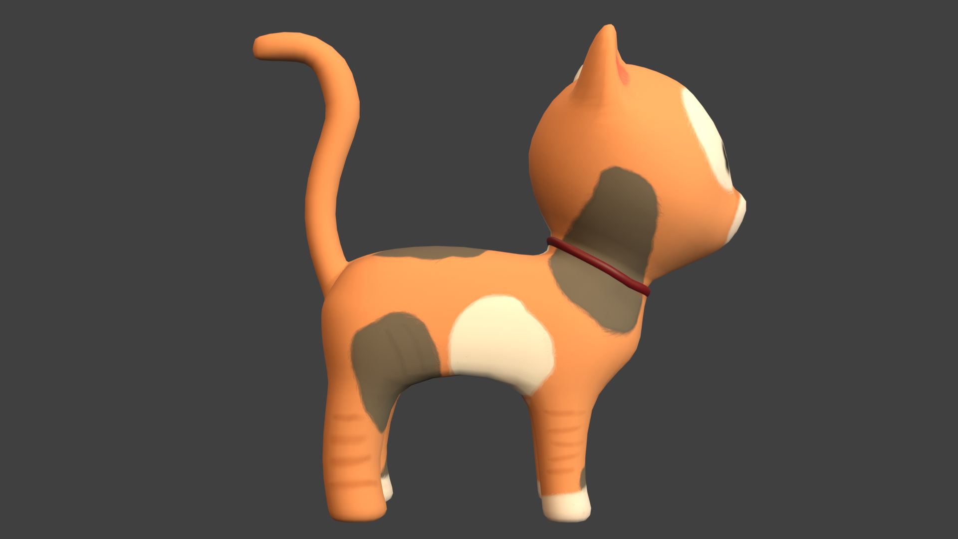Low Poly Cat 3D Model - TurboSquid 2327588