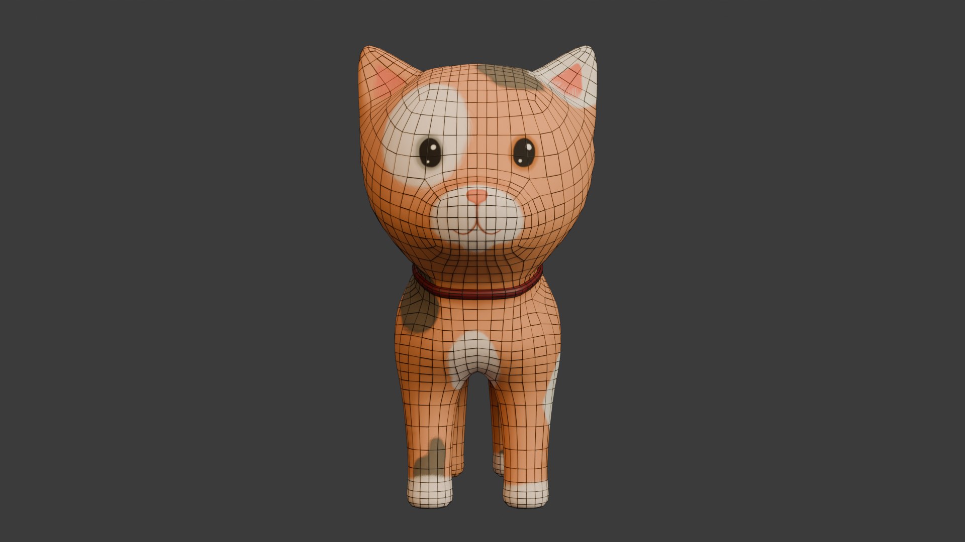 Low Poly Cat 3D Model - TurboSquid 2327588