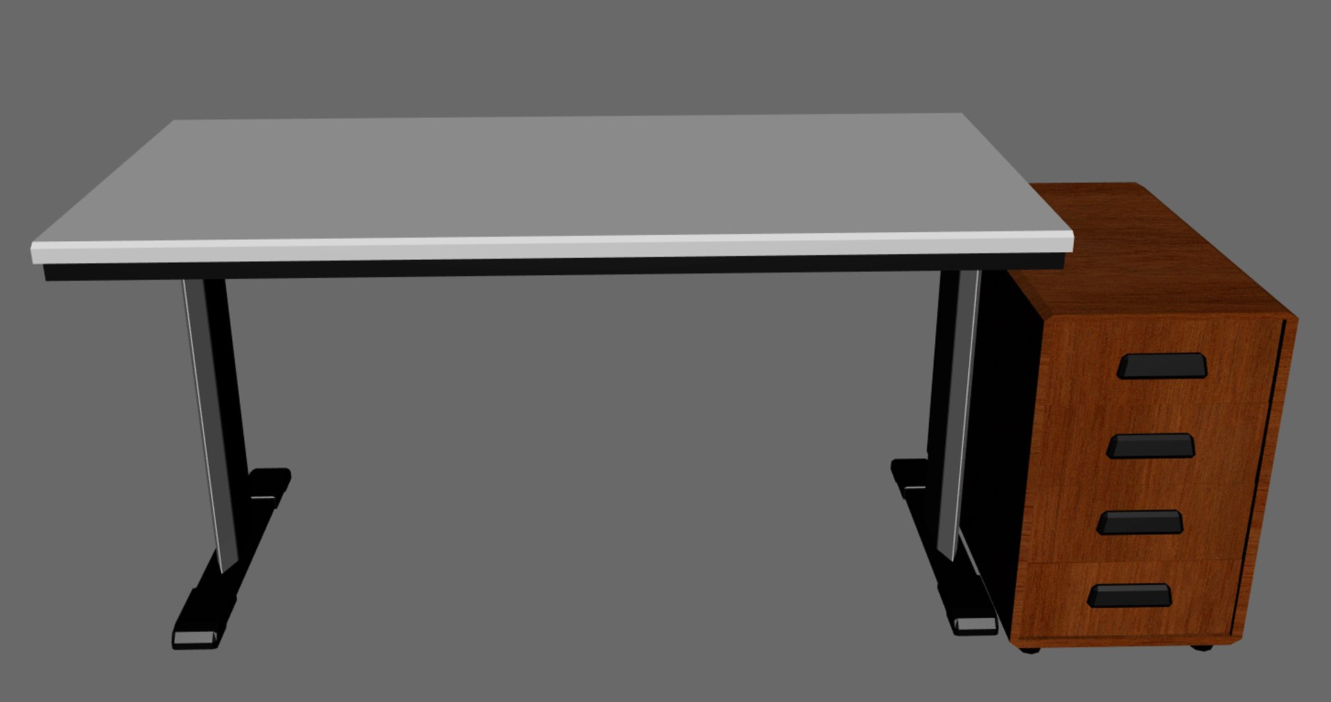 Desk Model - TurboSquid 1189368