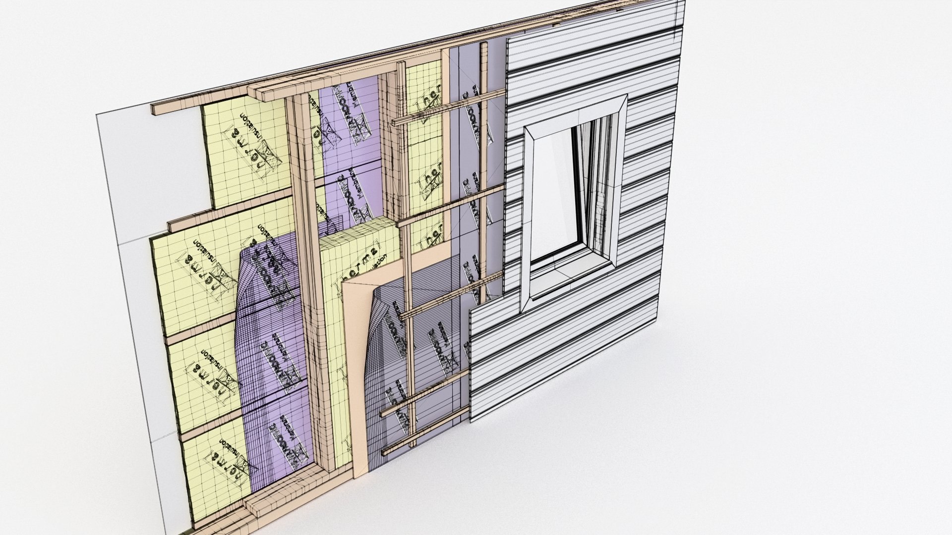 Facade Wall Panels 3D Model - TurboSquid 1529123