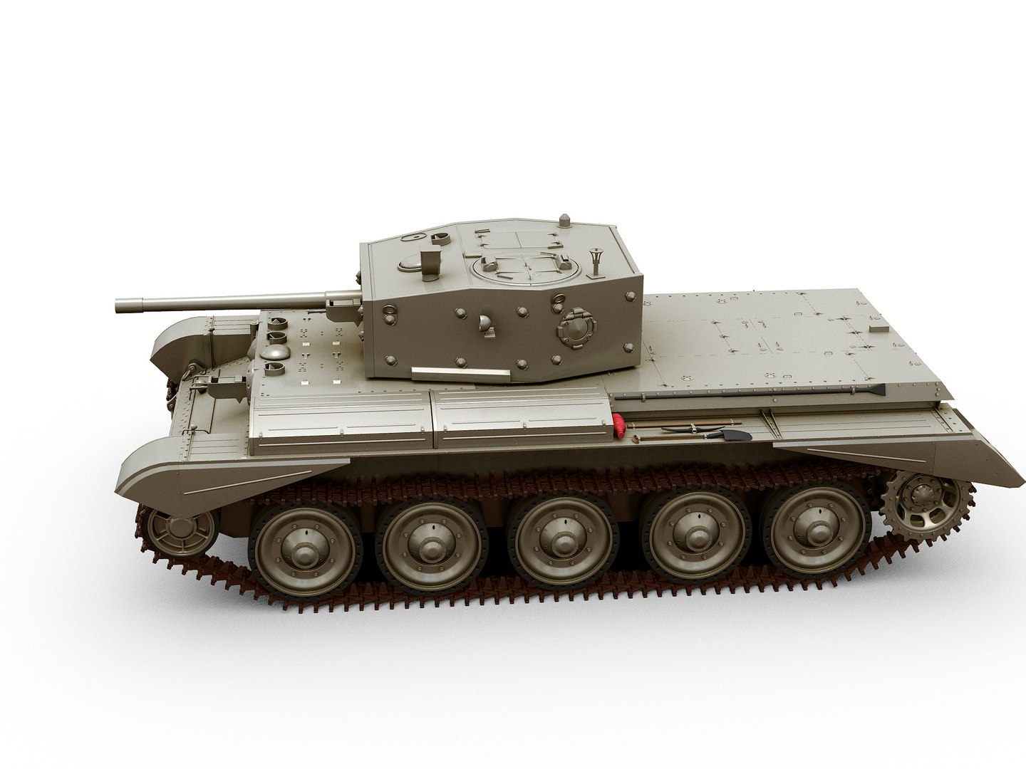 3D Cavalier A24 Tank Model - TurboSquid 2198369