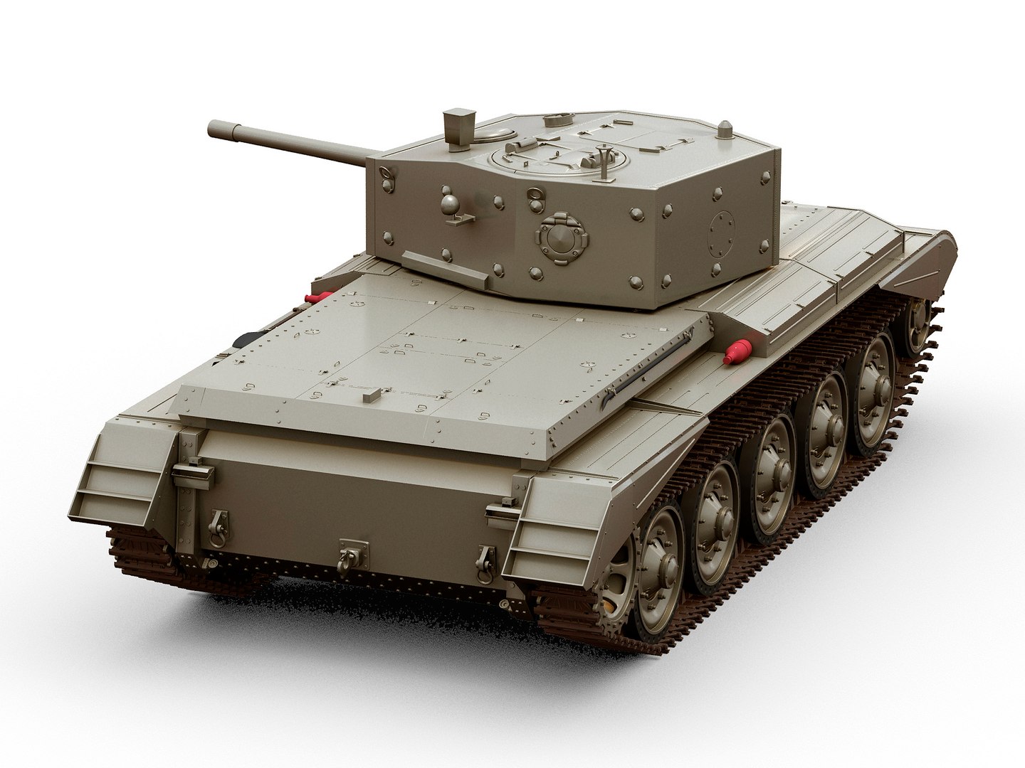 3D Cavalier A24 Tank Model - TurboSquid 2198369