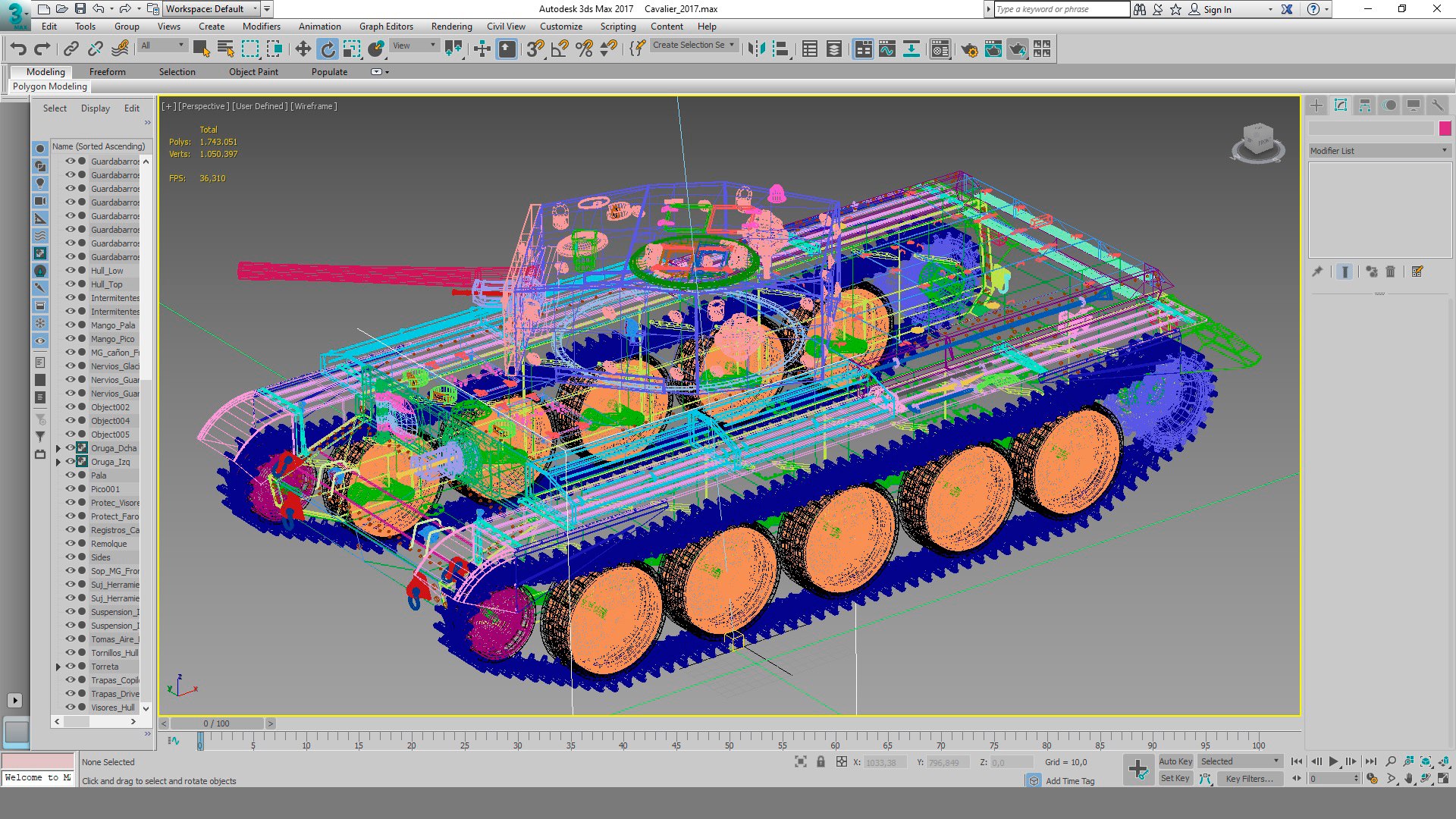 3D Cavalier A24 Tank Model - TurboSquid 2198369