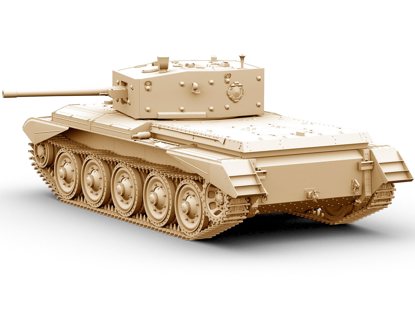 3D Cavalier A24 Tank Model - TurboSquid 2198369