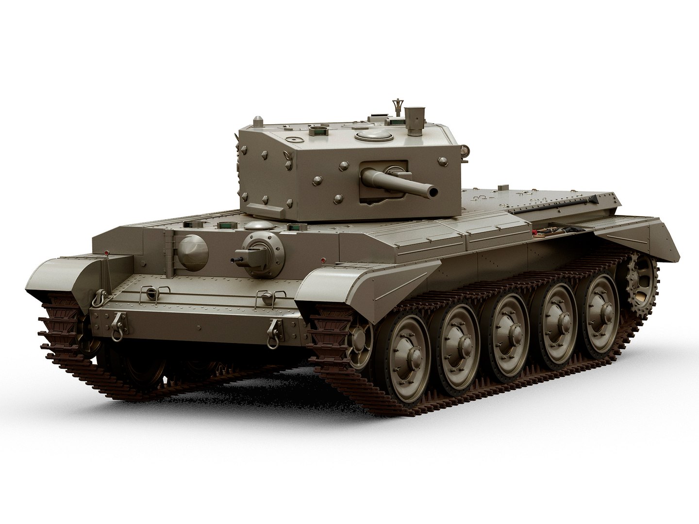 3D Cavalier A24 Tank Model - TurboSquid 2198369