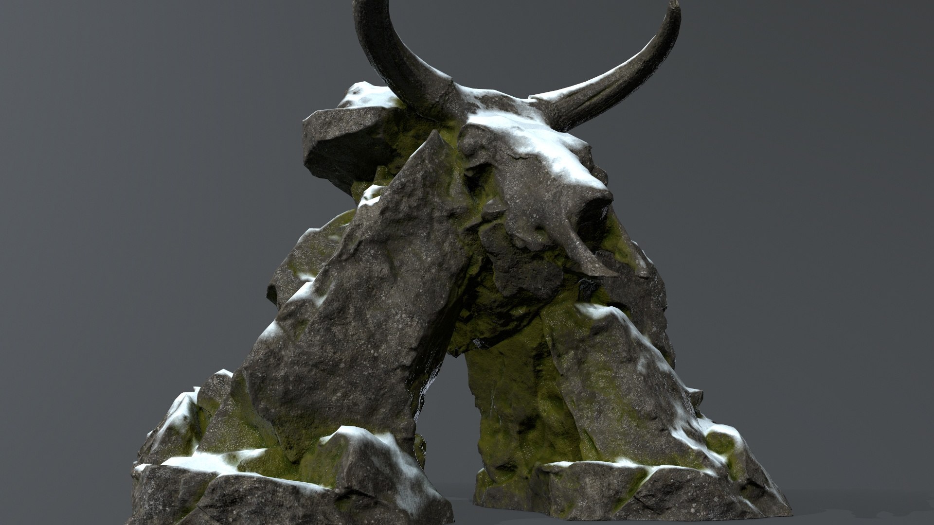 Skull Gate 3D - TurboSquid 1965231